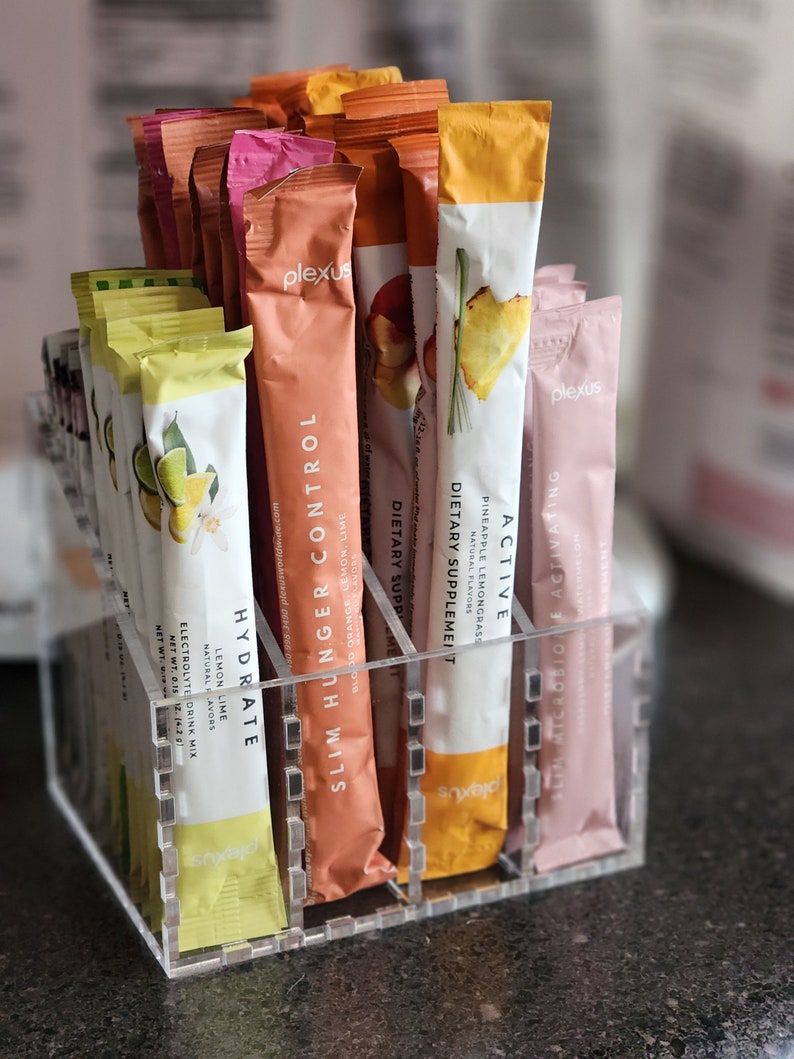 Acrylic Drink Packet Organizer – 4-slot Design - Etsy