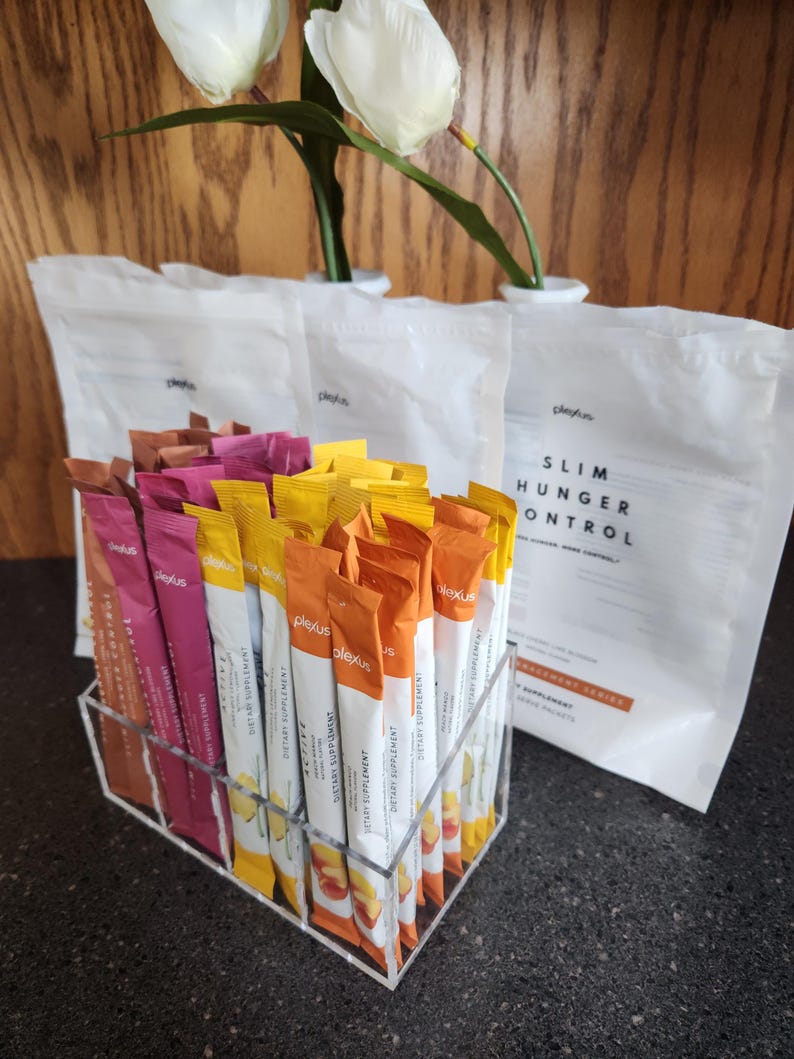 Wide Acrylic Drink Packet Organizer – 4-slot Design - Etsy