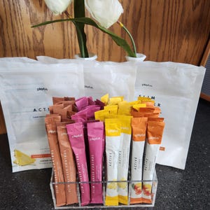 Large Powdered Drink Packet Organizer WIDE 4 Slot Design (more Packets ...