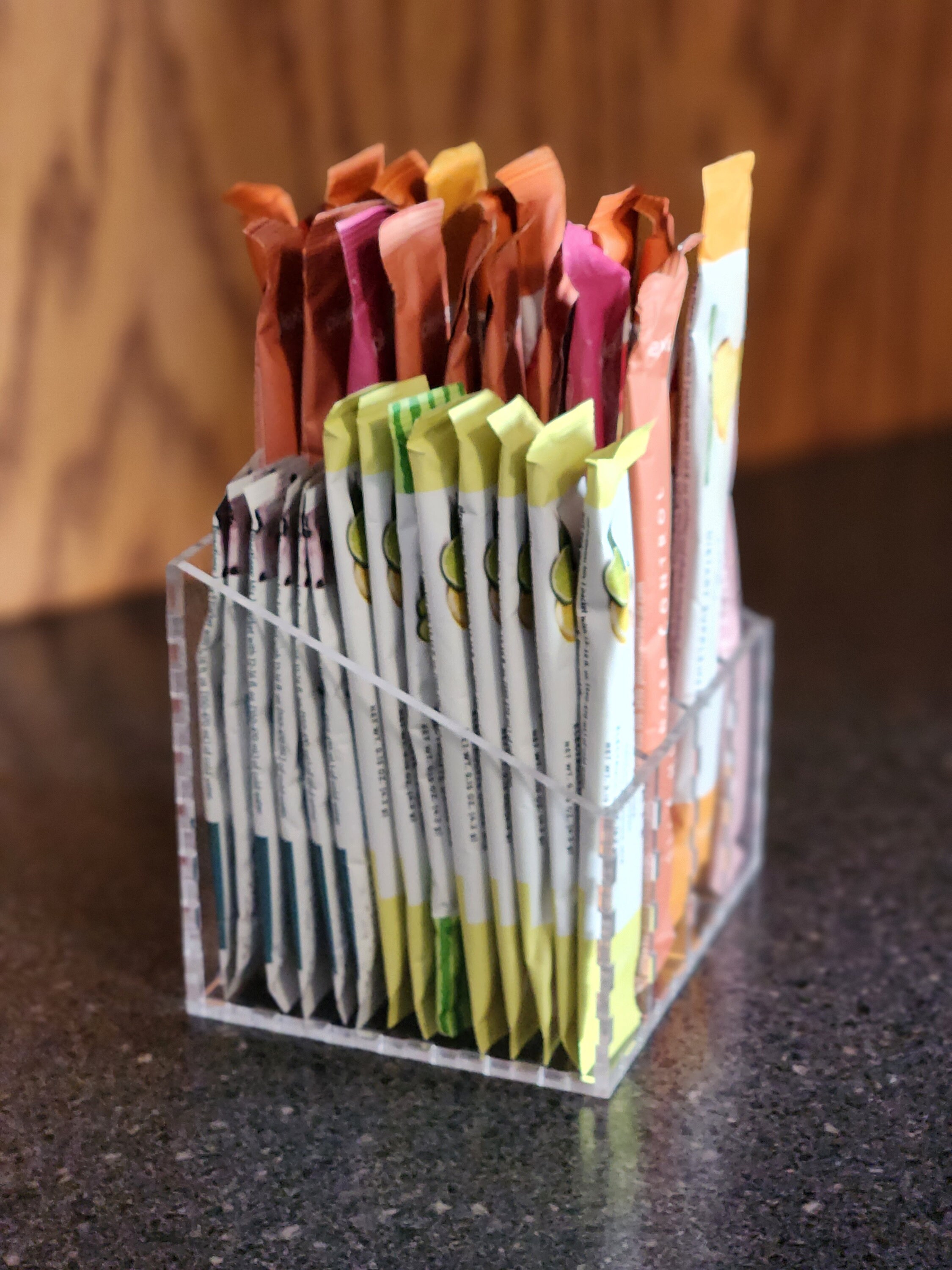 Acrylic Drink Packet Organizer – 4-slot Design - Etsy