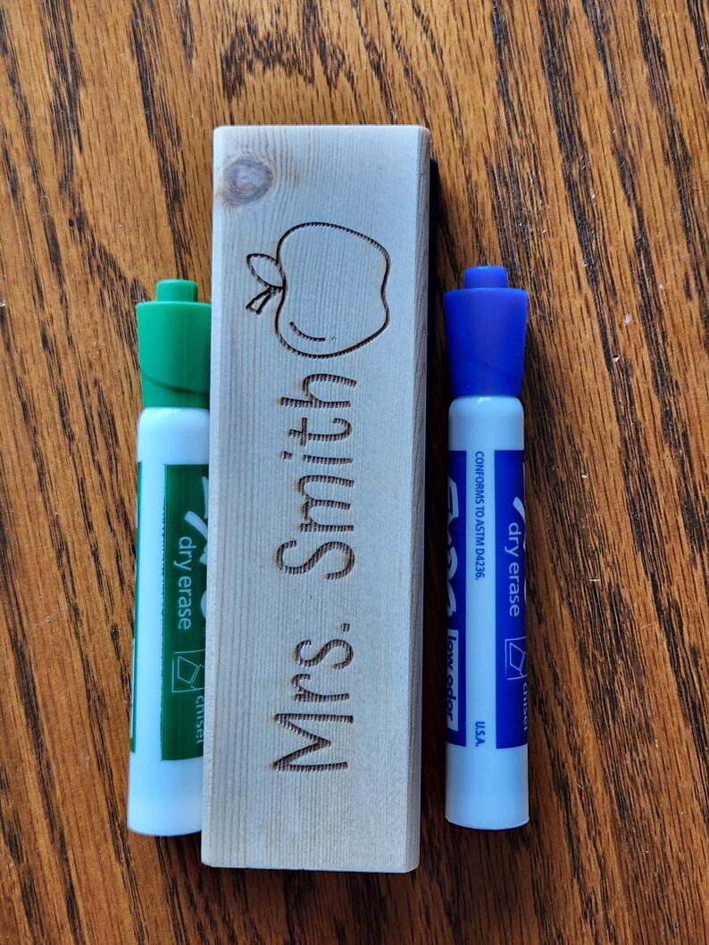 Customized Dry Eraser and Marker Set - NEW LARGER ERASER ! - Etsy