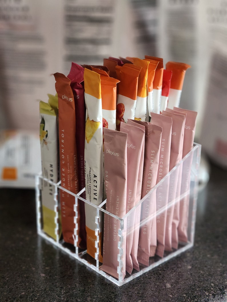 Acrylic Drink Packet Organizer – 4-slot Design - Etsy