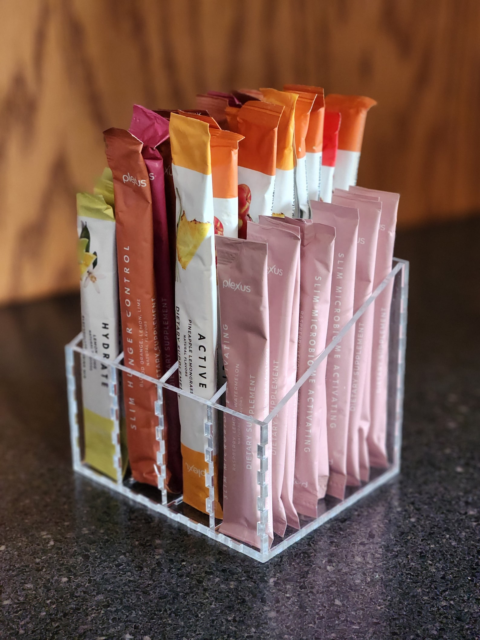Acrylic Drink Packet Organizer – 4-slot Design - Etsy