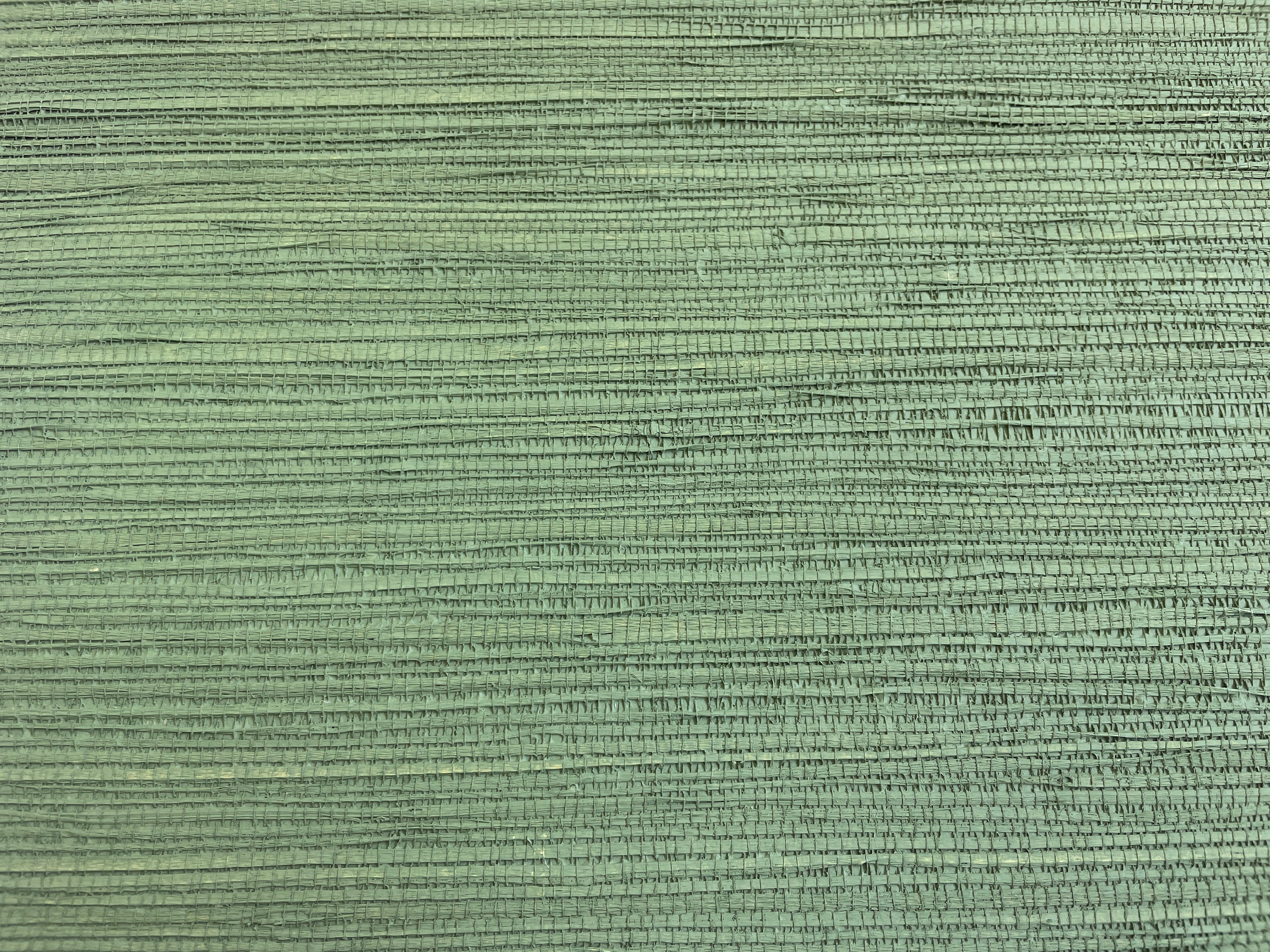 Natural Grasscloth Hemp Wallpaper Painted in Matte Noble Green Color ...