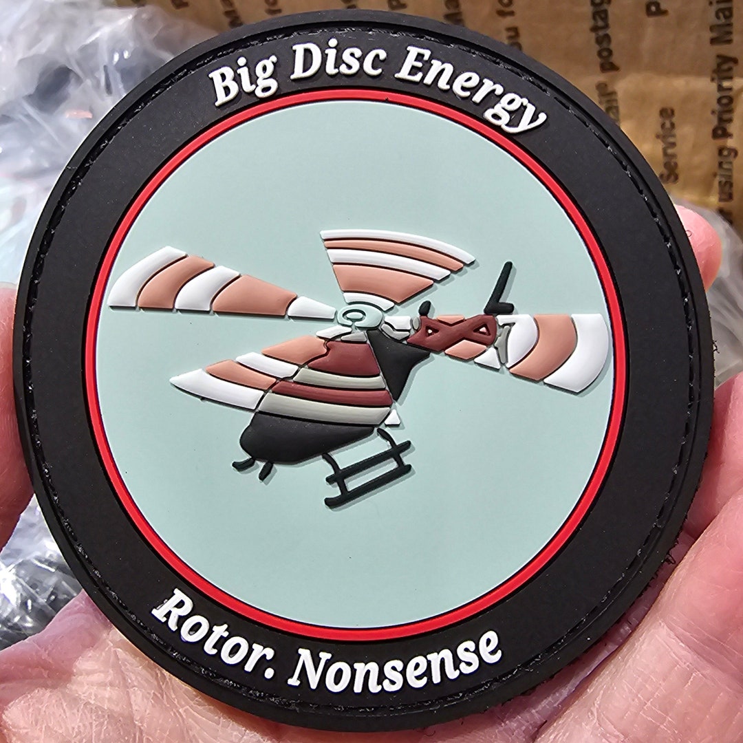 Big Disc Energy PVC Patch - Etsy