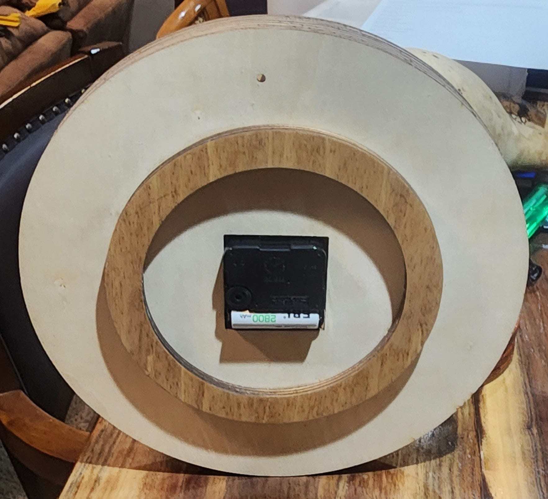 Wooden Wall Clock 13-layer 5 Different Stains Unique Laser Cut Wood ...