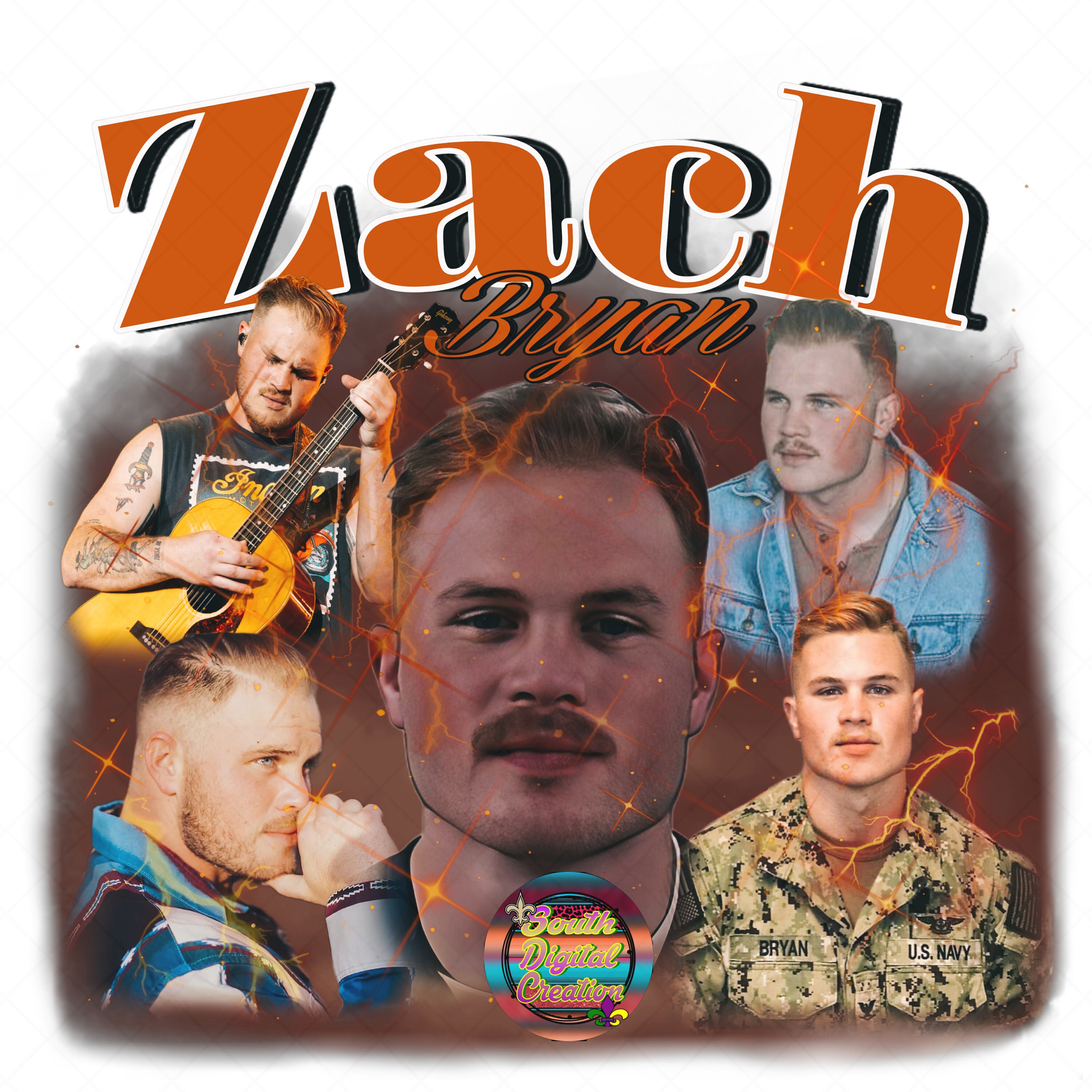90s Bootleg Vintage ZACH BRYAN SUBLIMATION, Zach Bryan Sublimation ...