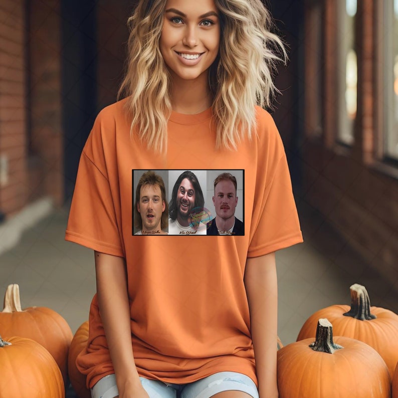 Morgan Wallen, Koe Wetzel & Zach Bryan MUGSHOT SUBLIMATION PNG, Country ...