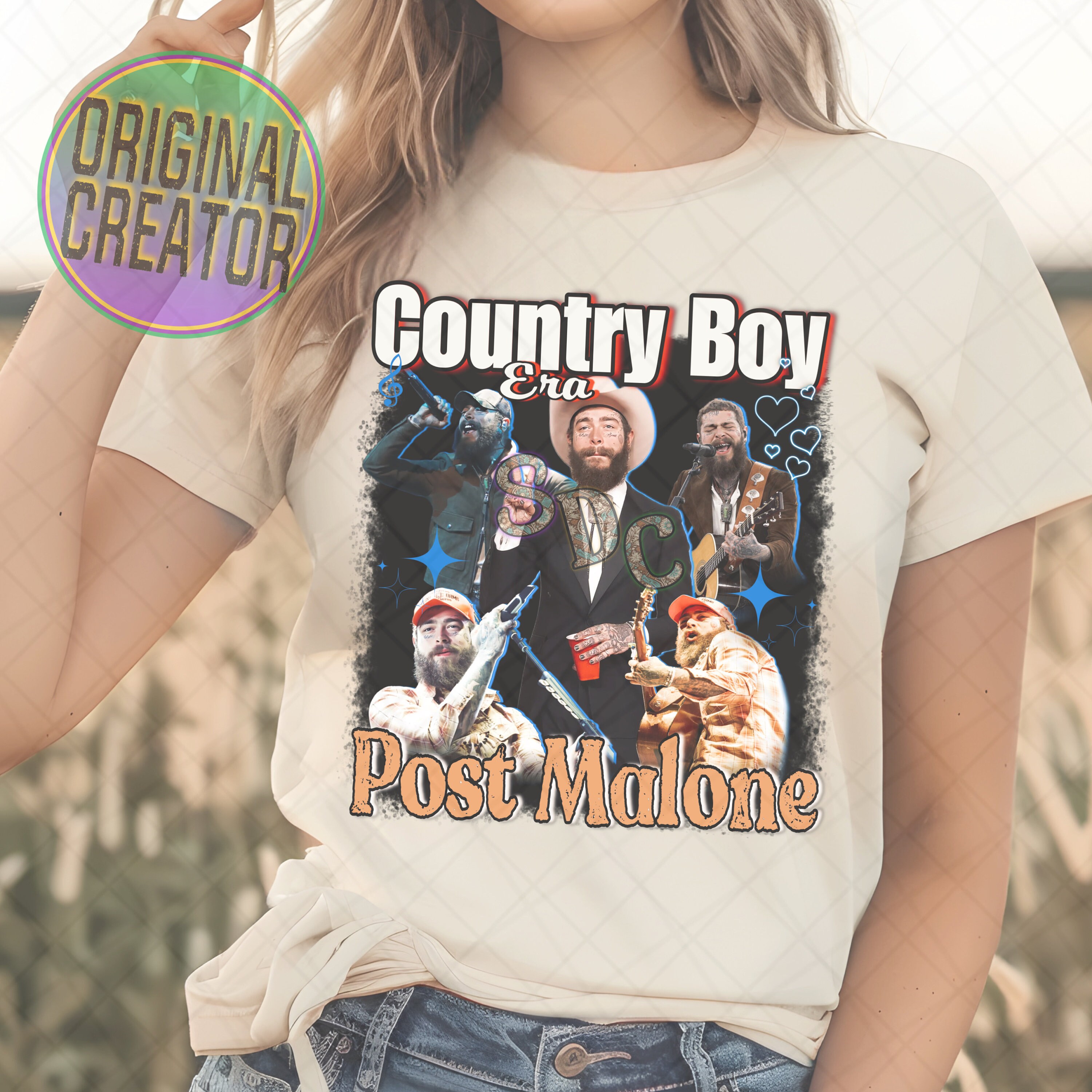 Country Boy Era Post Malone Sublimation, Country Music Png, Post Malone ...