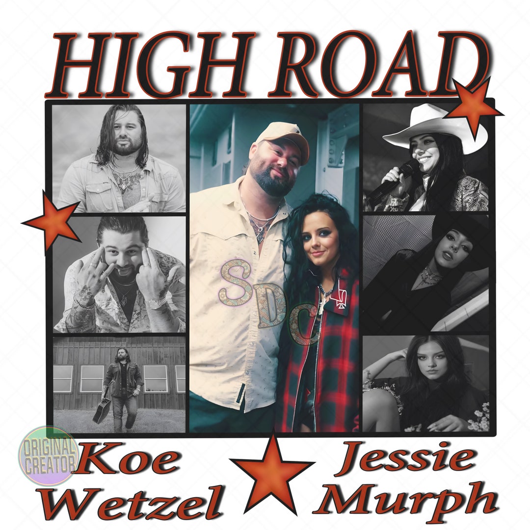 Koe Wetzel Ft Jessie Murph High Road Sublimation, Trendy Koe Wetzel PNG ...