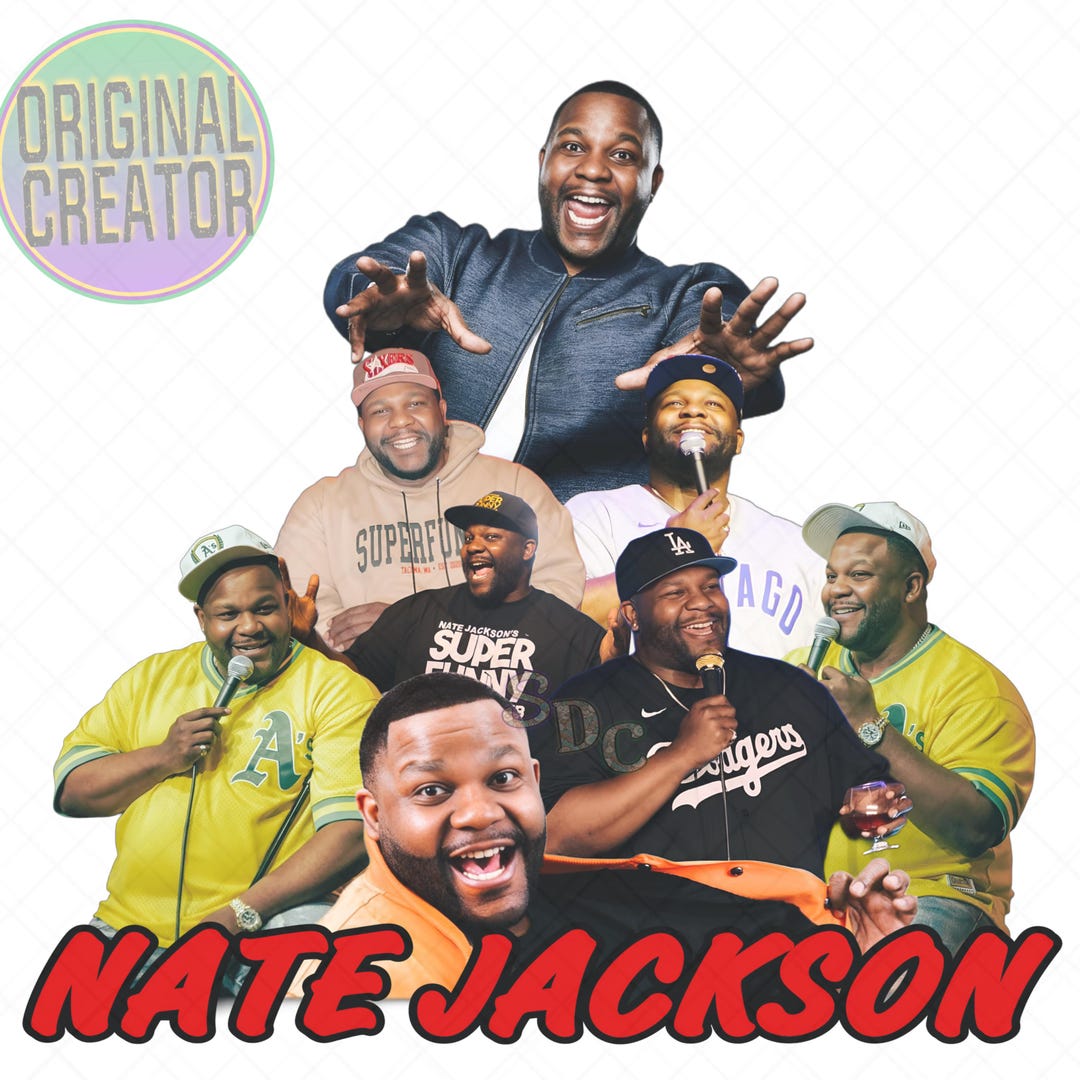 Nate Jackson Sublimation, Nate Jackson Comedy png, Super lustiger ...