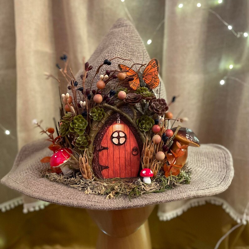 Autumn Fairy House Hat - Etsy