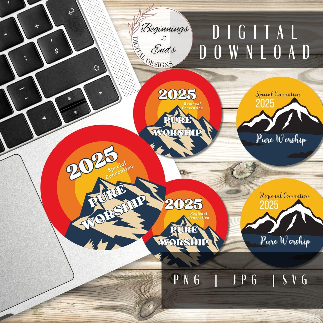 2025 Convention Printable | Instant Download Stickers, Gift for ...