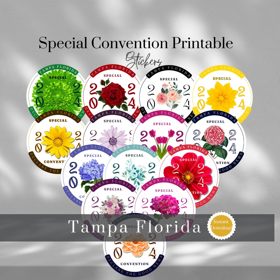 2024 Special Convention Sticker Instant Download Gift for Convention ...