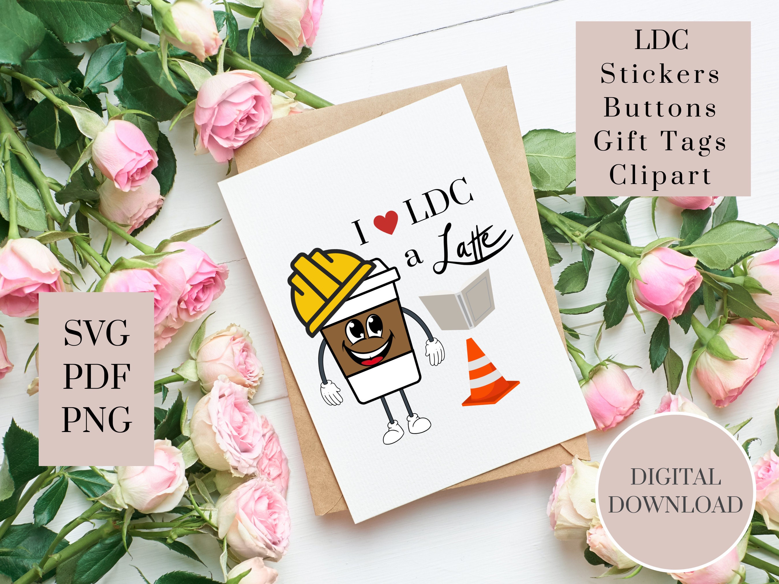 LDC Clipart Kids Clipart LDC Digital Download Printable Stickers for ...