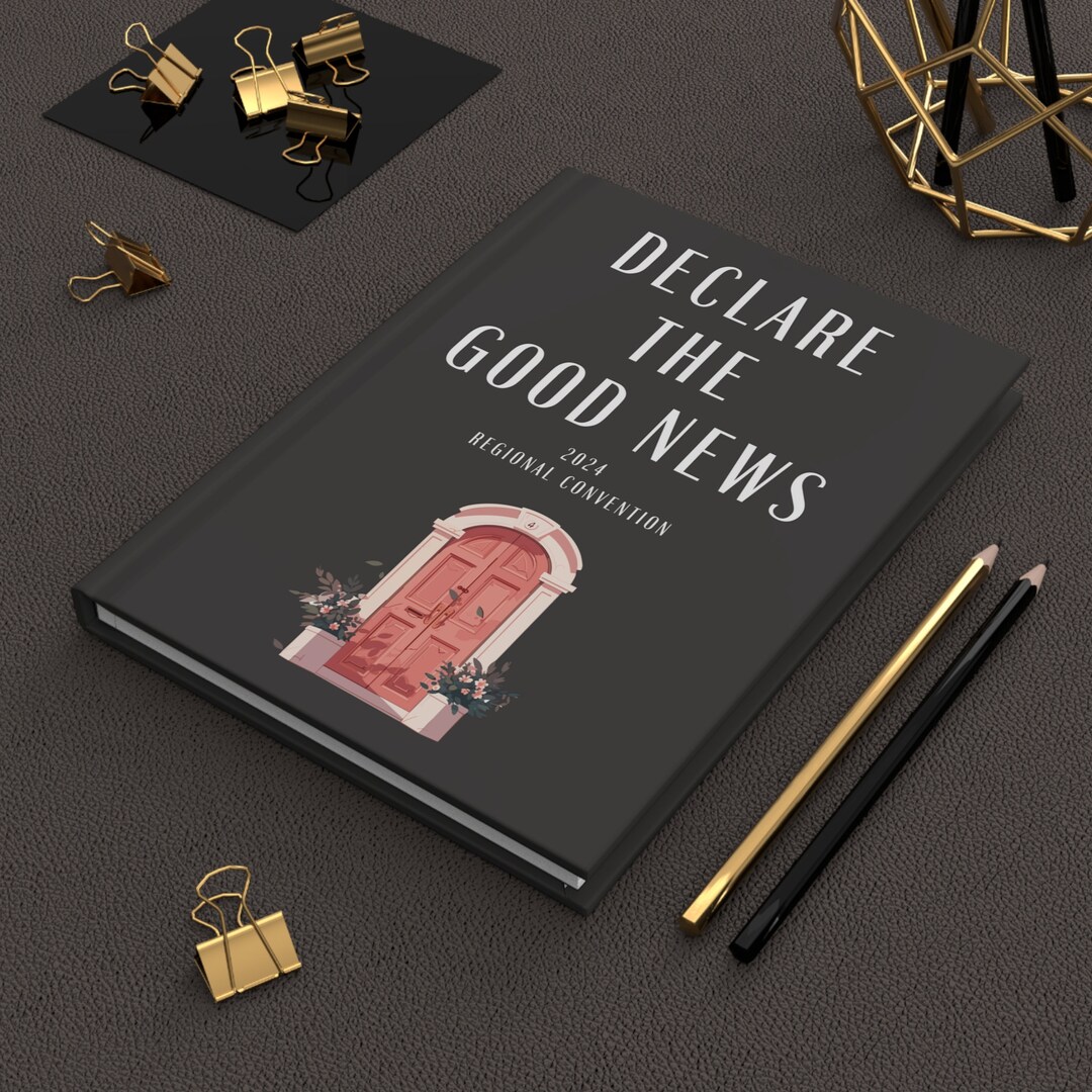 2024 Convention Notebook Journal Black Matte 5x8 Notebook Declare the ...