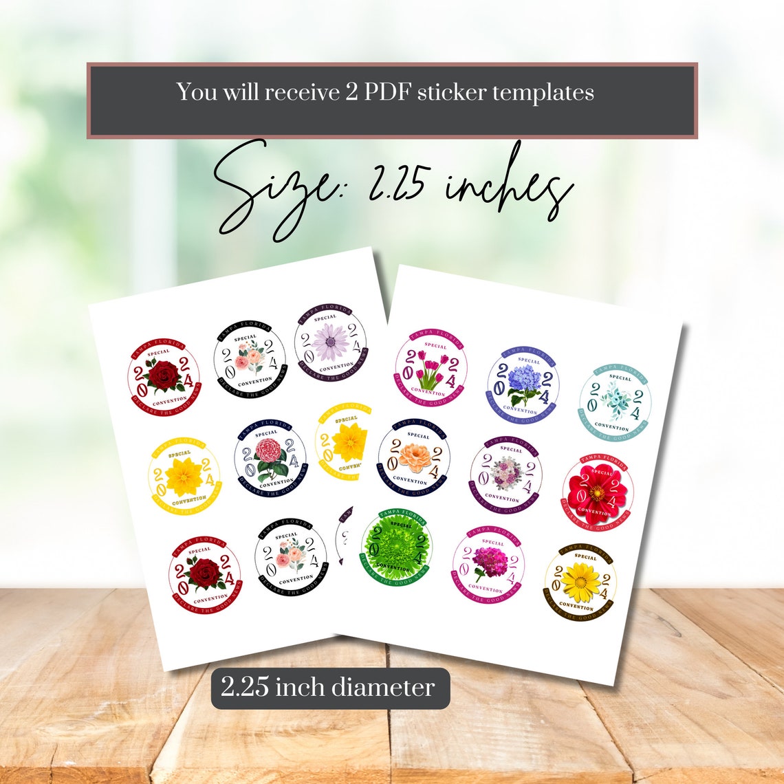 2024 Special Convention Sticker Instant Download Gift for Convention ...