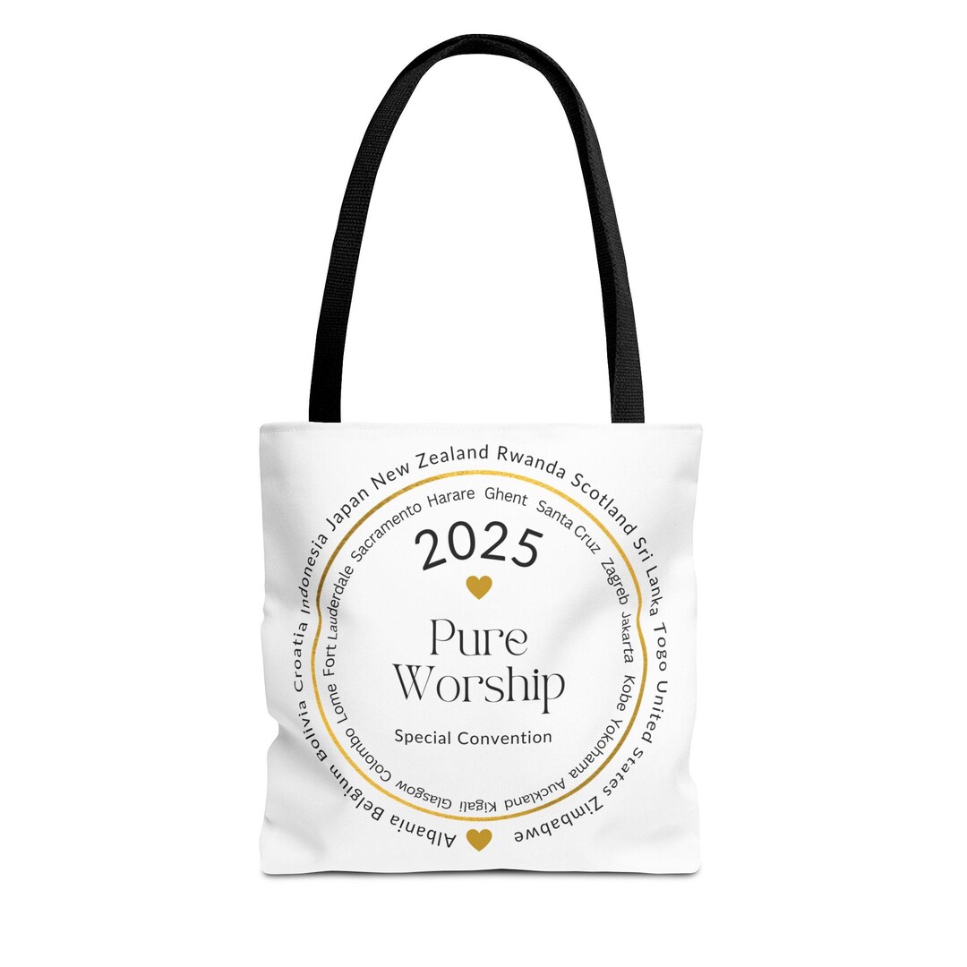 2025 Pure Worship Special Convention Tote | Souvenir Gift Bag, Assembly Delegate Memento ...