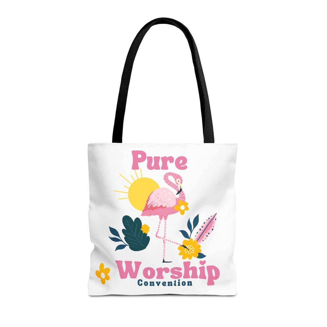 2025 Pure Worship Convention Tote, Delegate Travel Bag, Flamingo Assembly Bag, Baptism Gift for ...