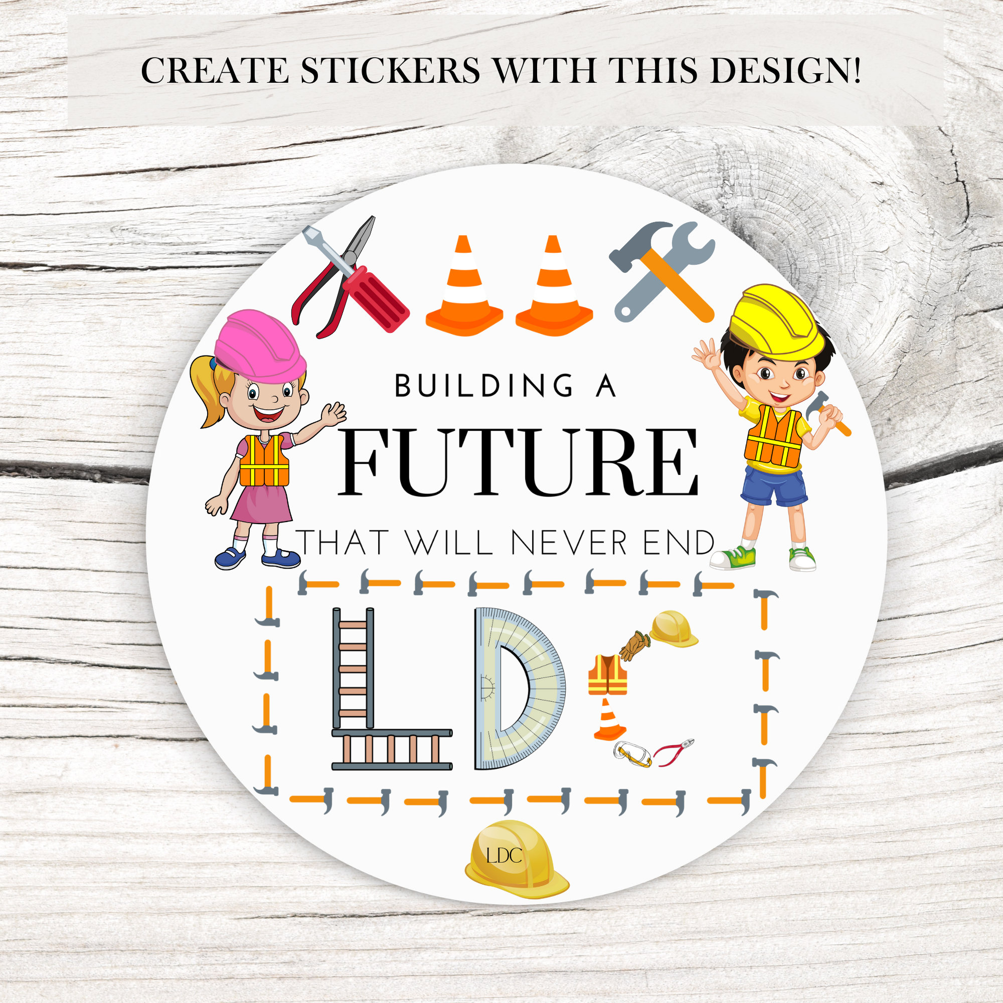 LDC Clipart Kids Clipart PDF Digital Download Printable Sticker Kingdom ...