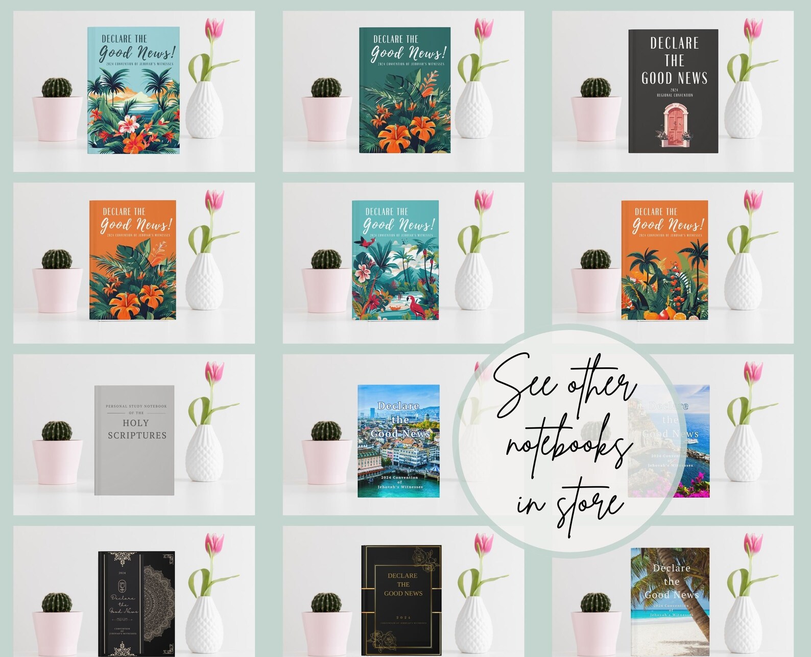 2024 Convention Notebook With Paradise Island Landscape Hardcover and ...