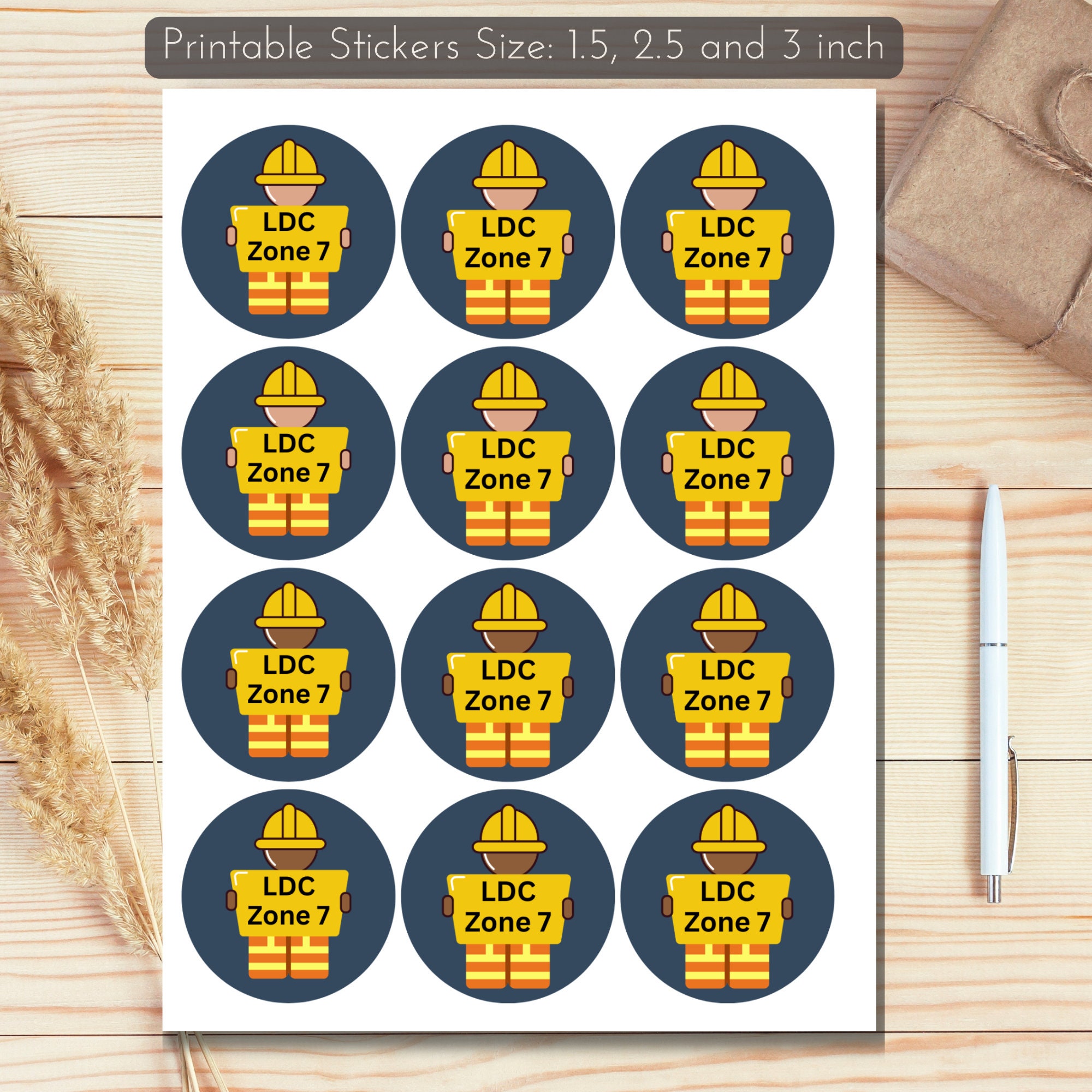 LDC Clipart Kids Clipart LDC Digital Download Printable Stickers for ...