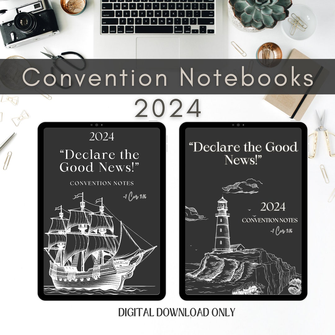 2024 Convention Notebook Digital Download PDF Red Grey Special ...