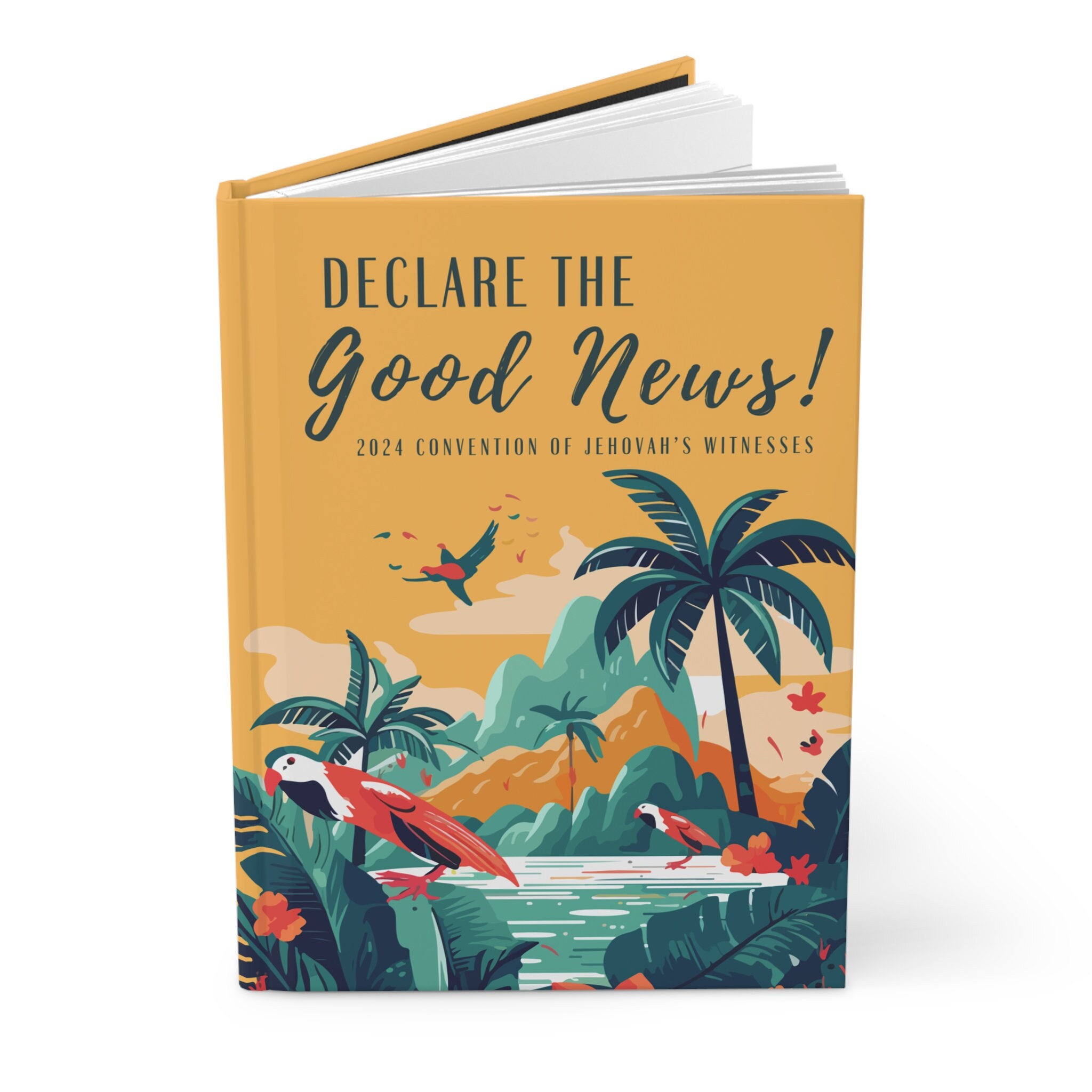 2024 Convention Notebook Paradise Island Landscape Hardcover Journal ...