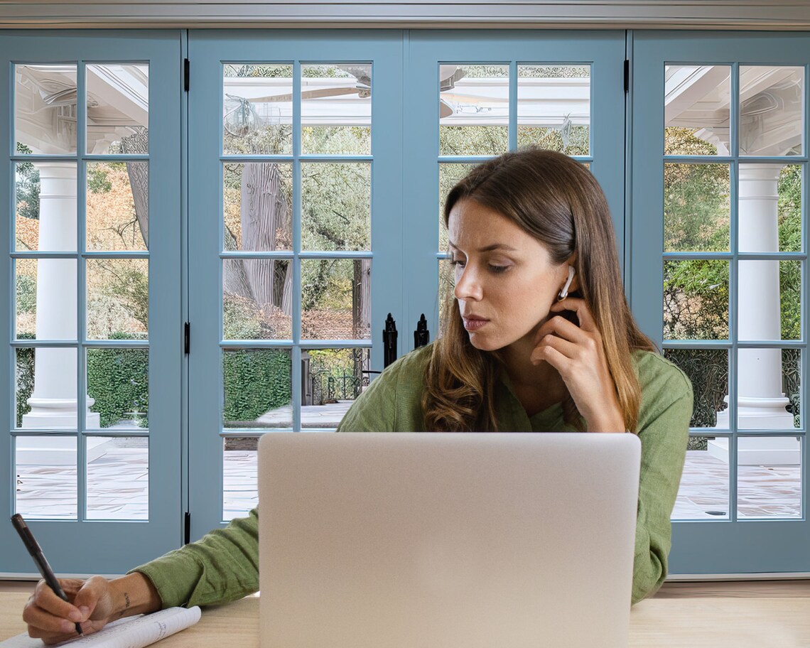 Zoom Virtual Work From Home, Zoom Home Office Virtual Backdrop, Window ...