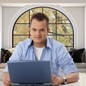 Zoom Background Home Office, Zoom Background Window, Bookcase Backdrop ...
