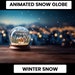 Animated Falling Snow in Snow Globe for Zoom, Vtuber, Virtual ...