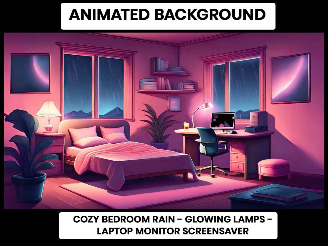 Vtuber Animated Virtual Background Magical Twitch Overlay Looped Vtuber ...