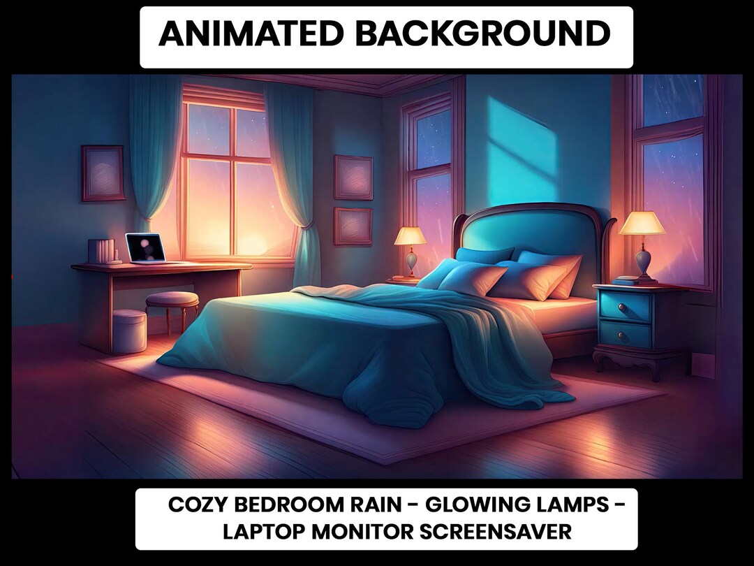 Vtuber Animated Virtual Background Magical Twitch Overlay Looped Vtuber ...