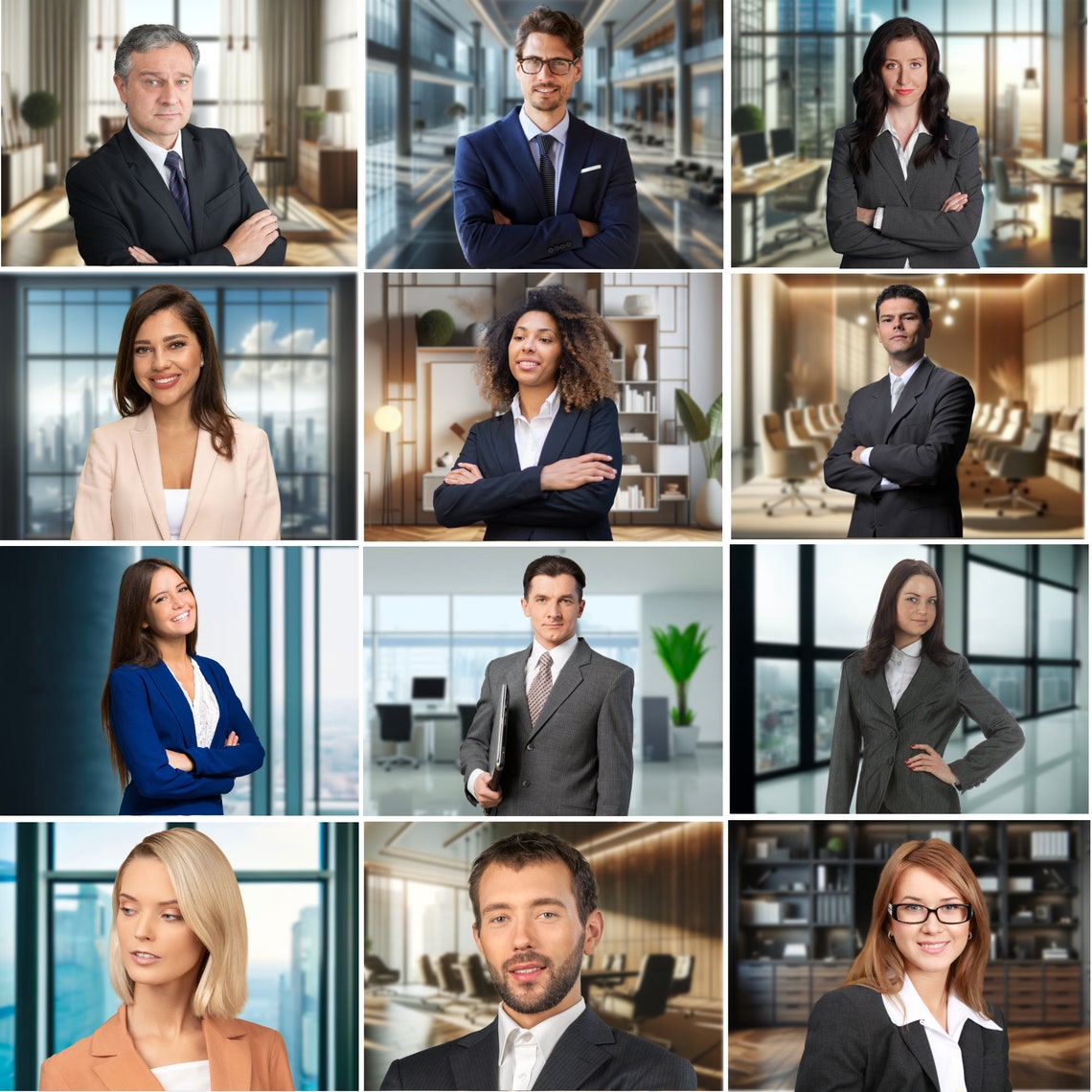 Modern Office Background for Professional Headshot, 25 Soft Focus ...