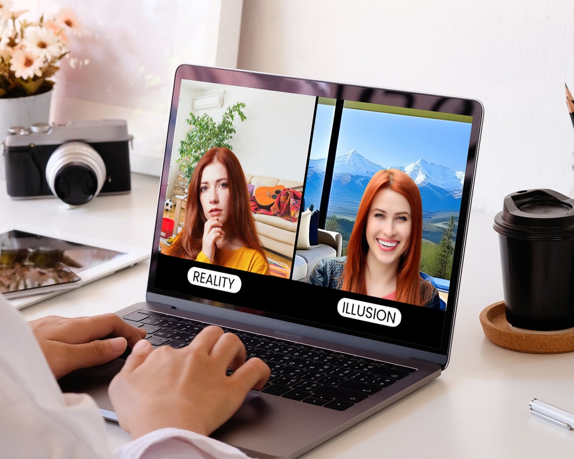 Zoom Background Home Office, Mountain View Meeting Backdrop, Microsoft ...