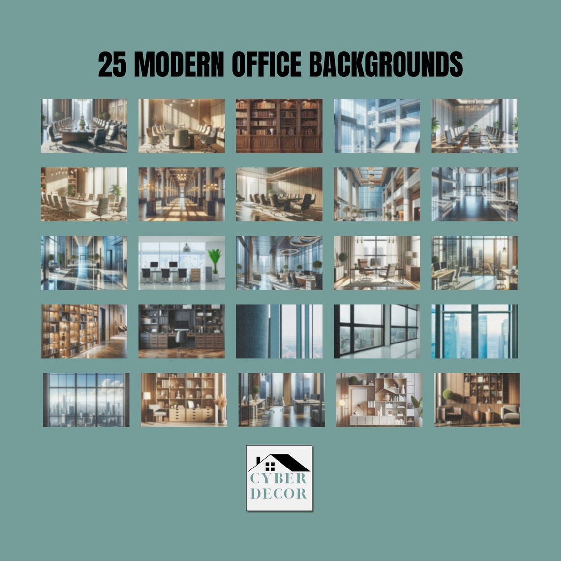 Modern Office Background for Professional Headshot, 25 Soft Focus ...