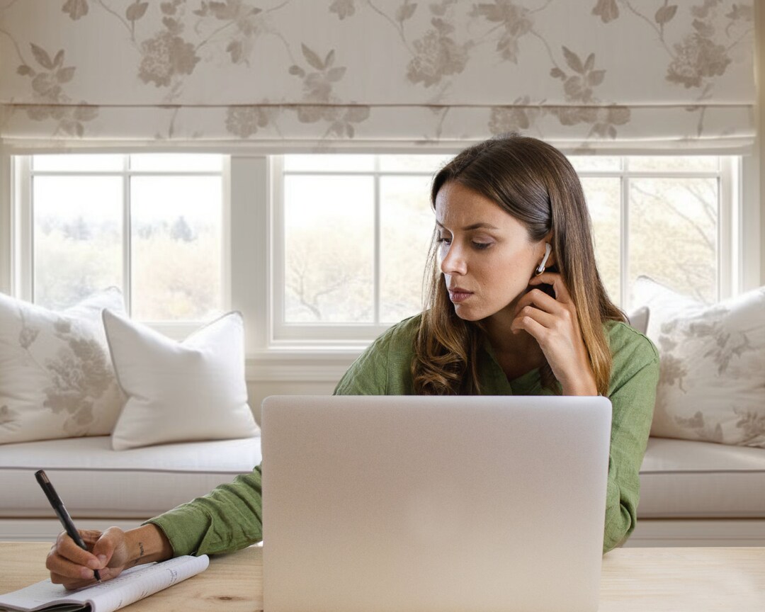 Home Office Backdrop, Virtual Meeting Backdrop, Window Zoom Virtual Background, Zoom Work From ...