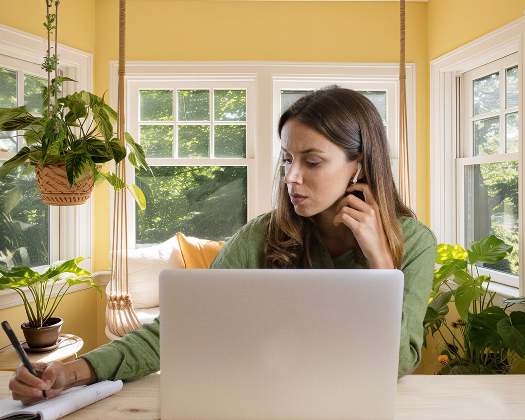 Zoom Home Office Virtual Background, Window Background for Zoom, Webex ...