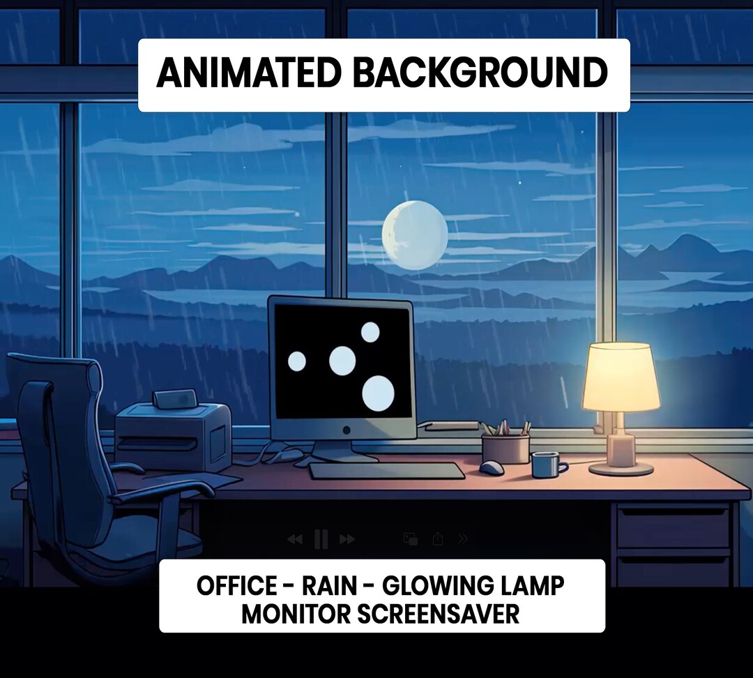 Vtuber Animated Background Magical Twitch Overlay Looped Vtuber ...