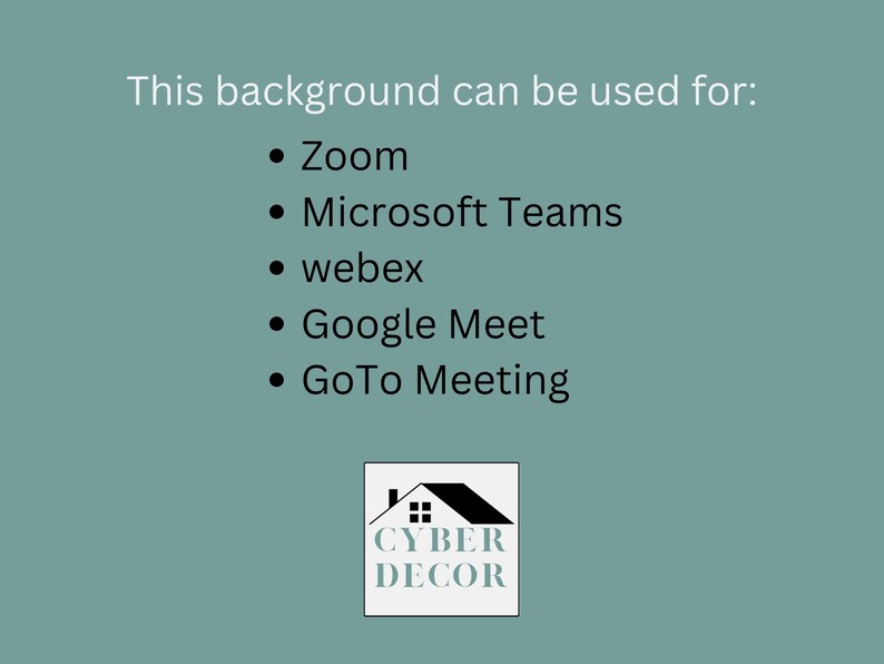 Streaming Backdrop Virtual Background Minimalist Zoom - Etsy