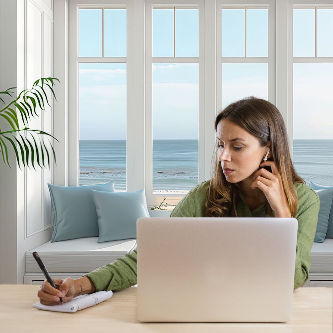 Zoom Home Office Background for Remote Work Backdrop Virtual Meeting ...