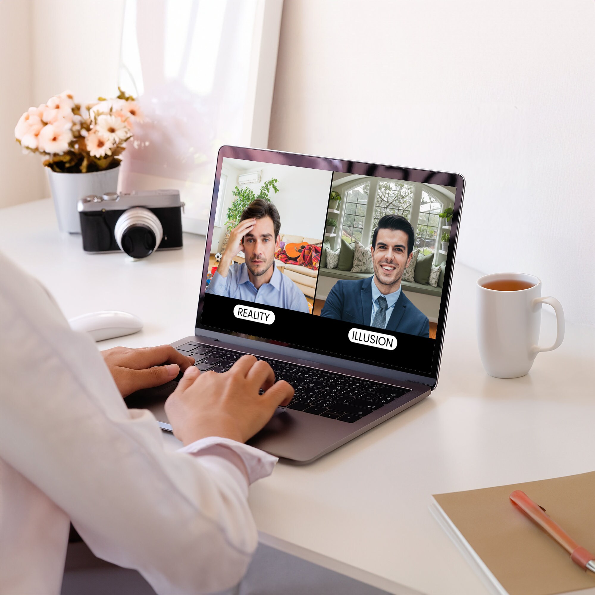 Zoom Background Home Office, Zoom Background for Meeting, Work From ...