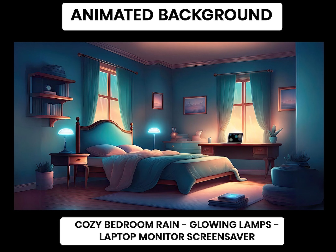 Vtuber Animated Virtual Background Magical Twitch Overlay Looped Vtuber ...