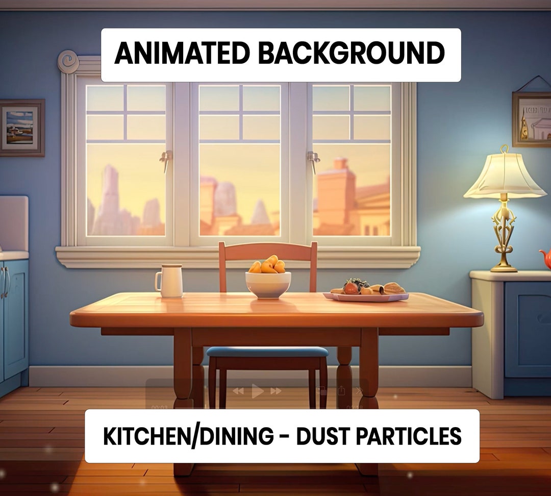 Vtuber Animated Virtual Background Magical Twitch Overlay Looped Vtuber ...