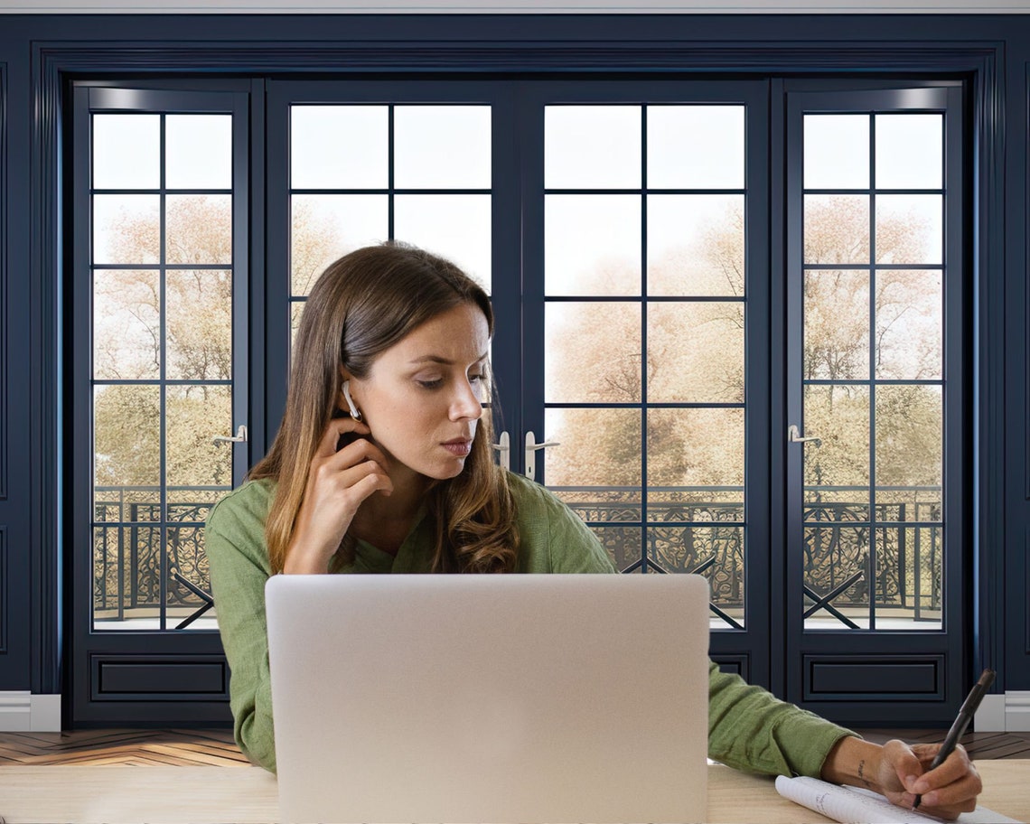 Window Zoom Virtual Work From Home, Zoom Home Office Virtual Backdrop ...