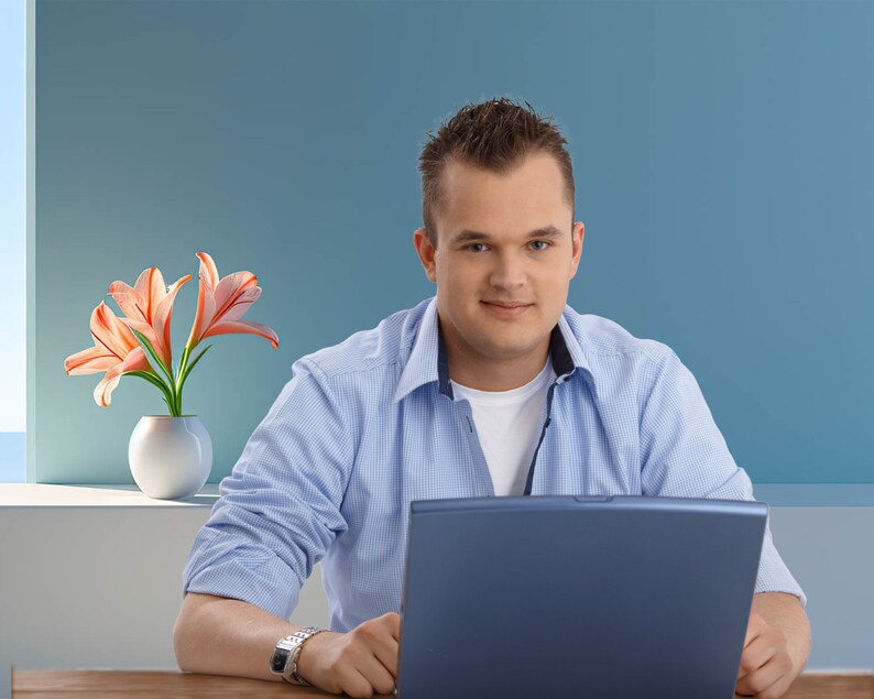 Floral Zoom Background, Flower Backdrop, Zoom Work From Home Office ...