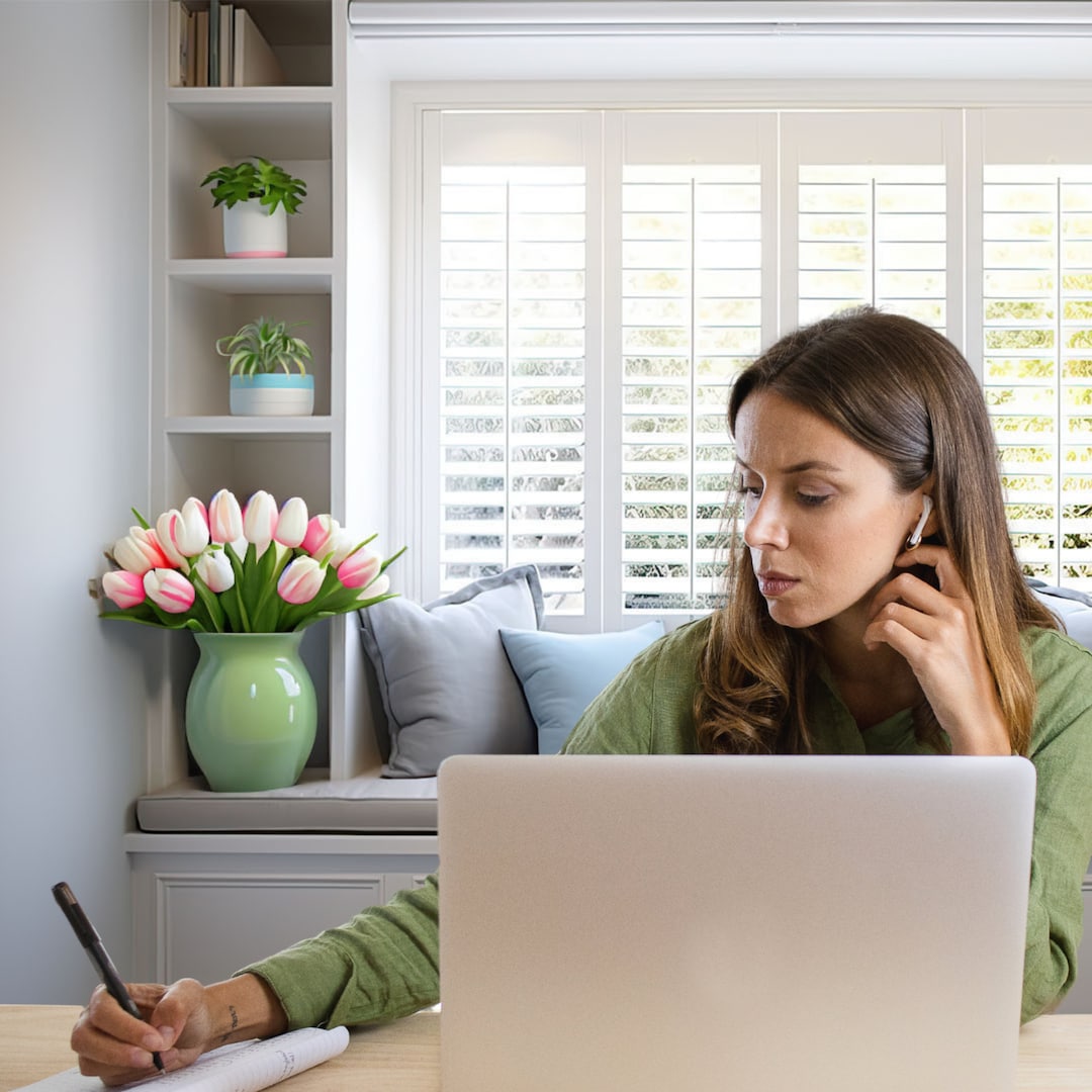 Zoom Background Home Office, Virtual Meeting Background, Window ...