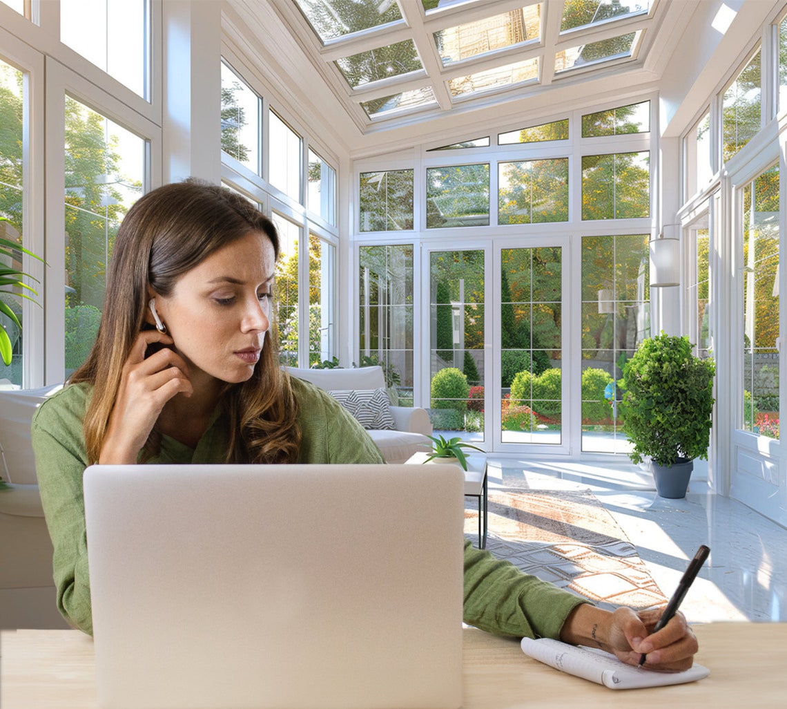 Virtual Background for Office, Zoom Virtual Office Background, Window ...