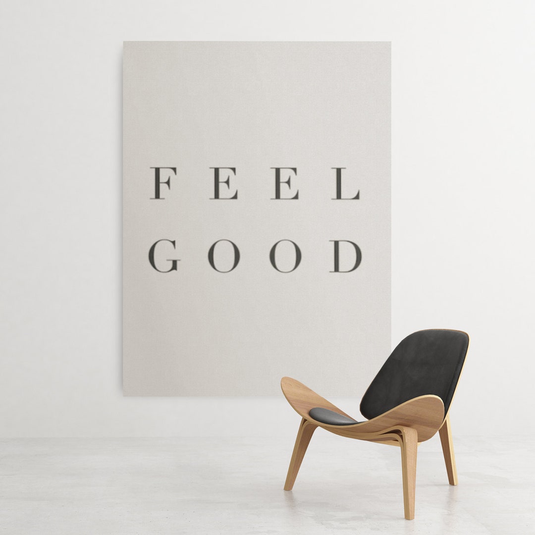 Feel Good Poster or Canvas Office Inspiration Art Office - Etsy