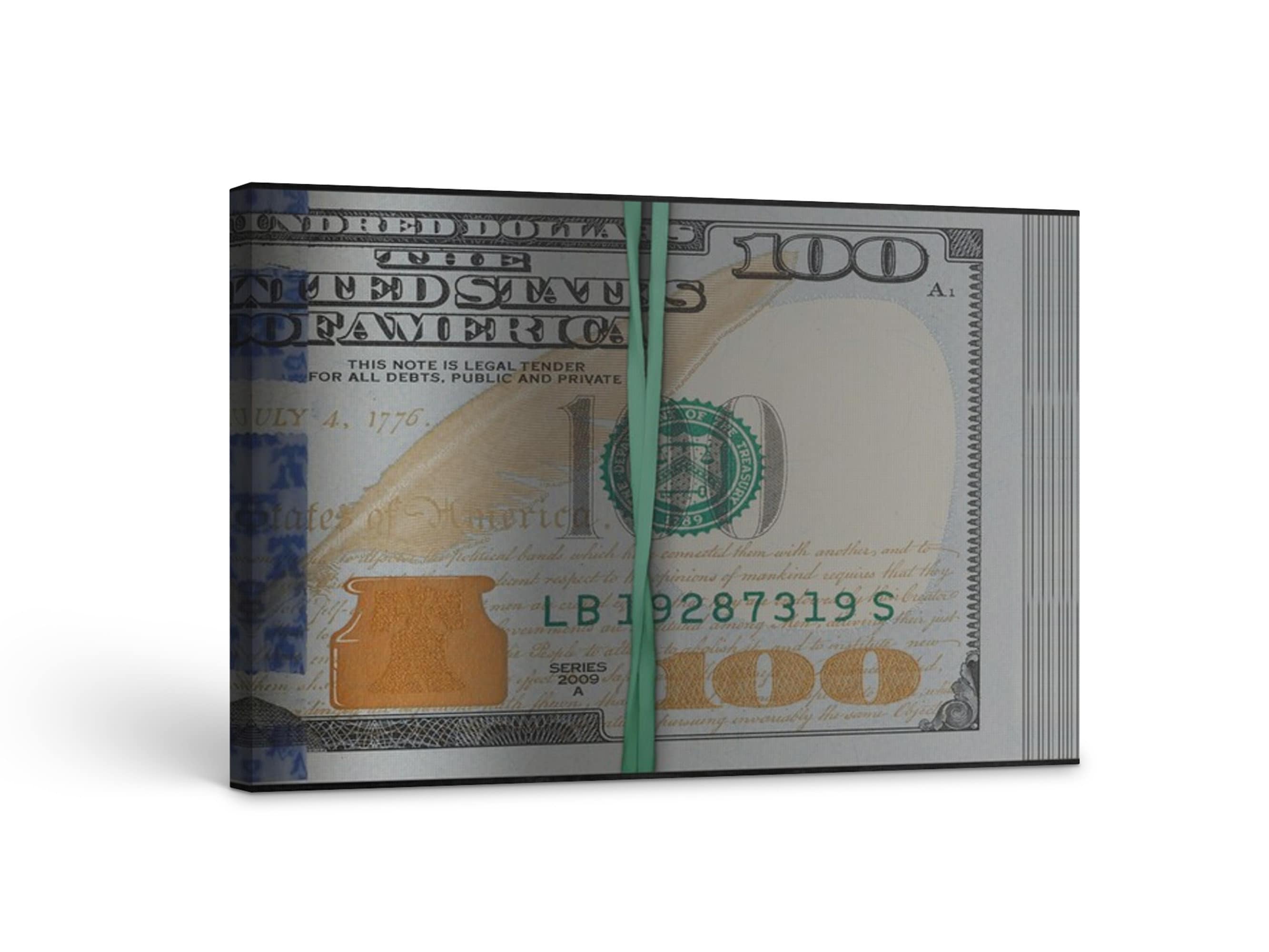 100 Dollar Bill Poster or Canvas Money Wall Art - Etsy